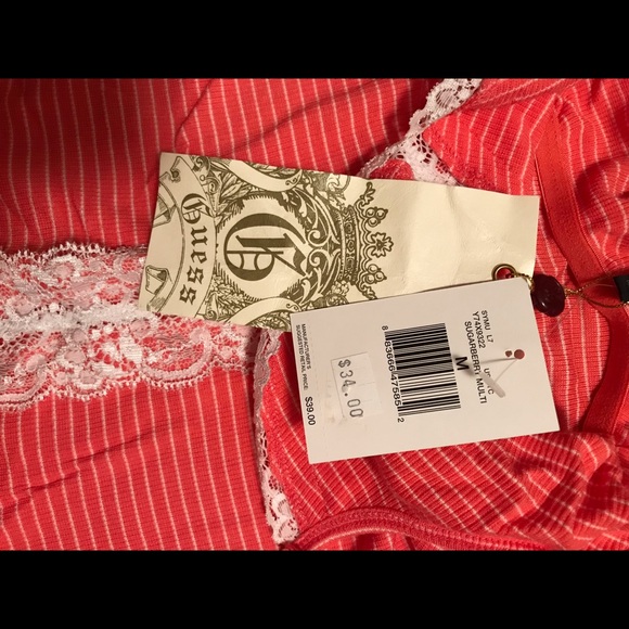 Guess | Tops | Guess Lace Shelf Bra Cami | Poshmark